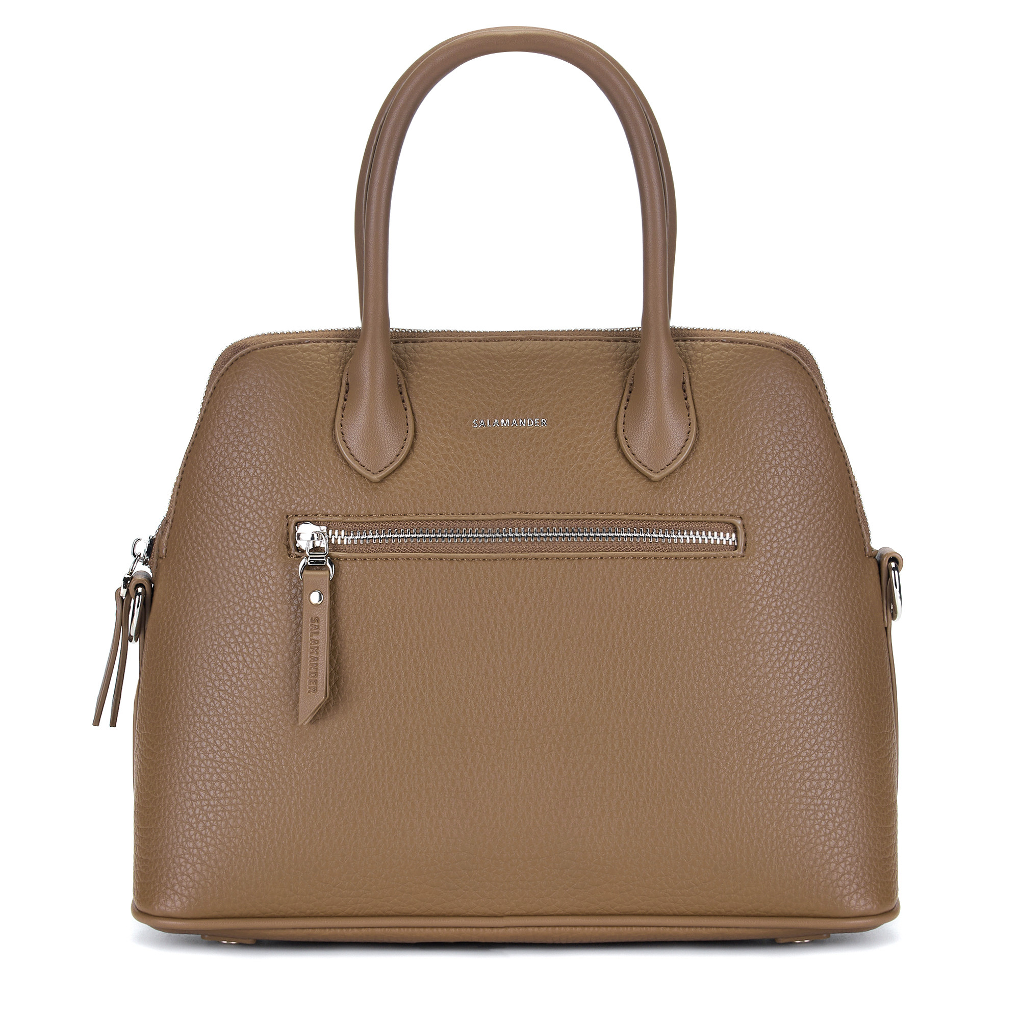 791-42L-1609SR Сумка женская и.кожа/текстиль корич, M, SALAMANDER купить в интернет-магазине ...