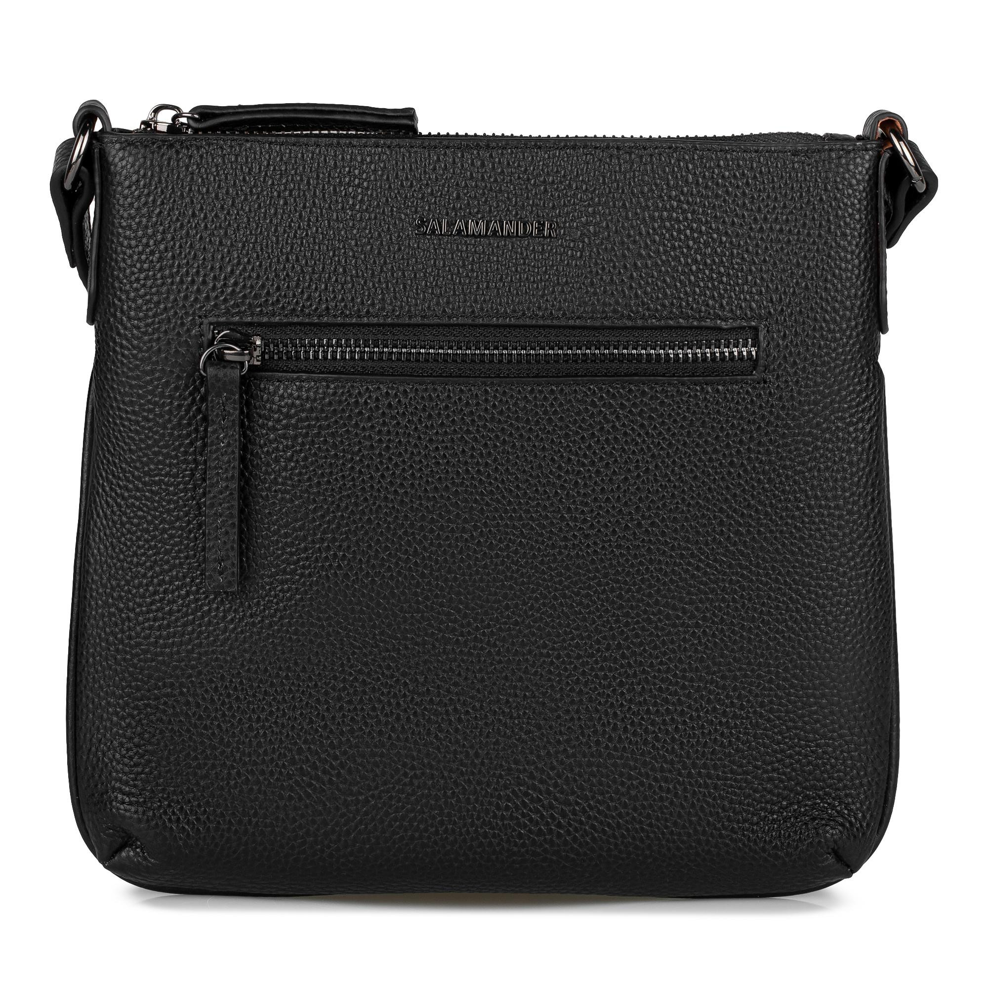 691-32L-18502SR Сумка женская нат.кожа/текстиль черн, S, SALAMANDER ...